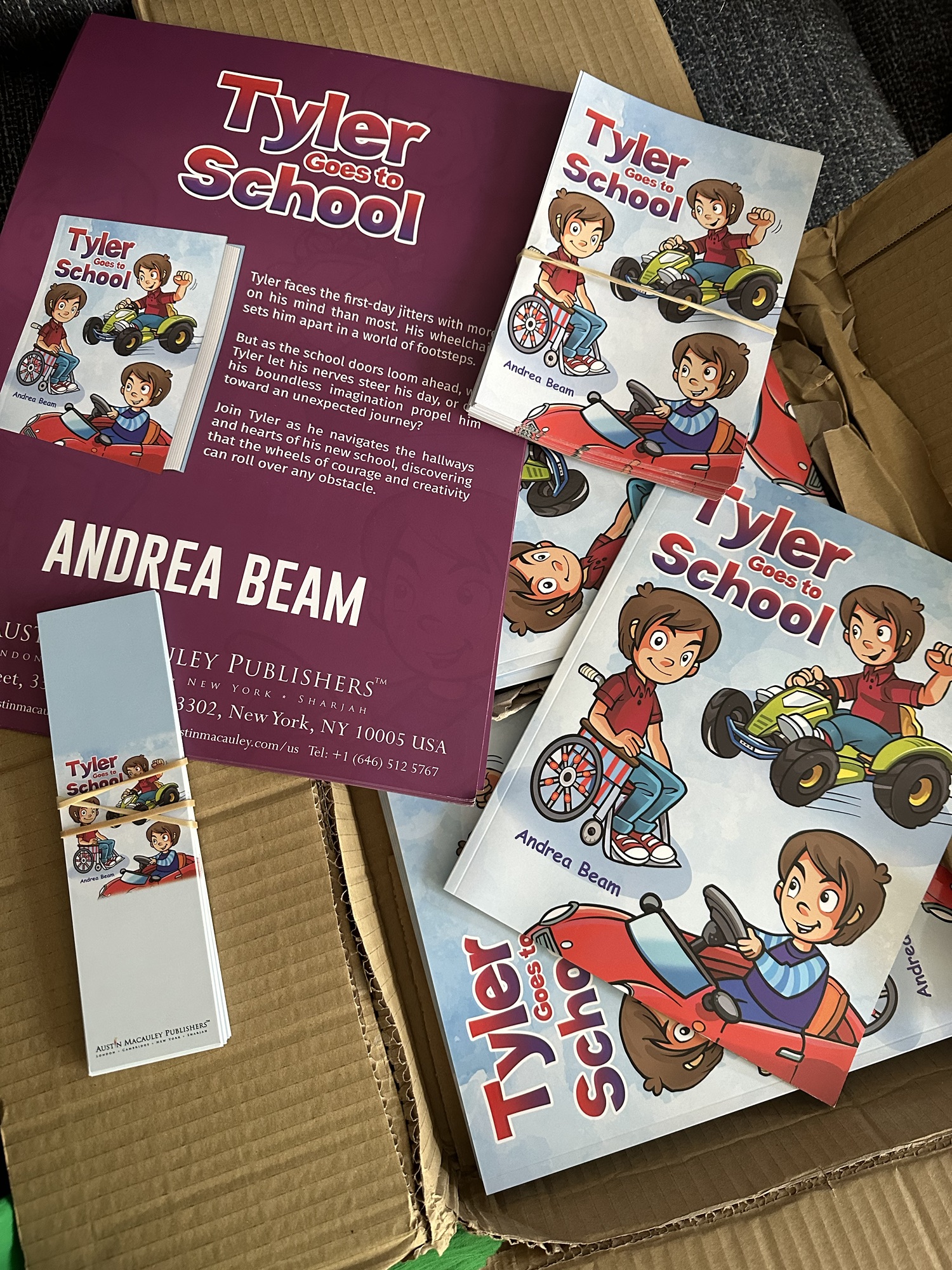Tyler Goes To School – Andrea Beam